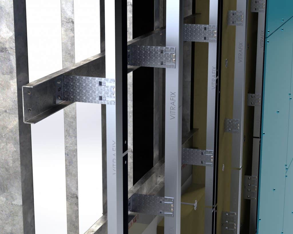 Cladding Subframe Systems in Aluminium or Steel